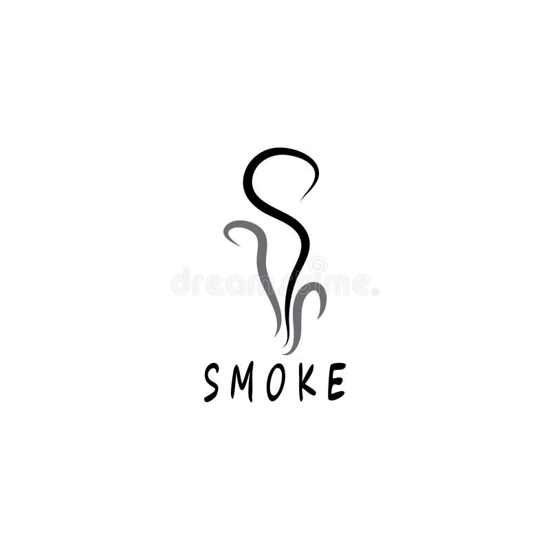 Smoke Steam Logo Vector Template Illustration Stock Vector ...