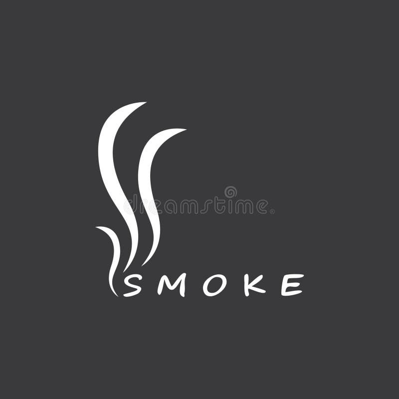 Smoke Steam Logo Vector Template Illustration Stock Illustration ...