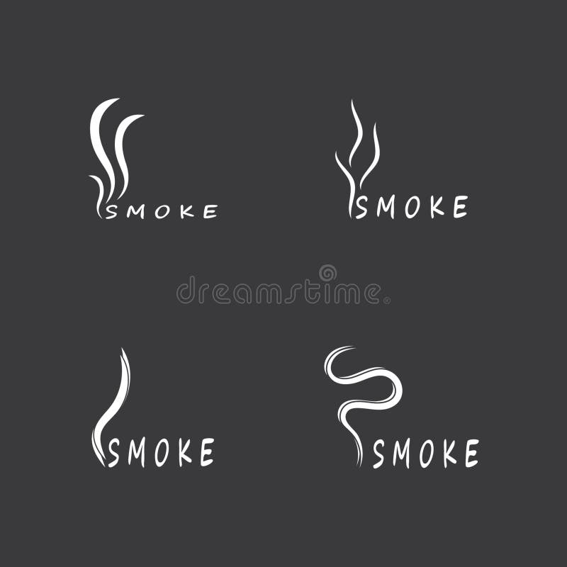 Smoke Steam Logo Vector Template Illustration Stock Illustration ...