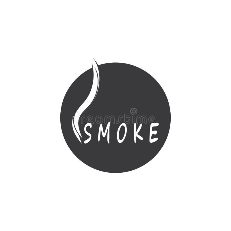 Smoke Steam Logo Vector Template Illustration Stock Illustration ...