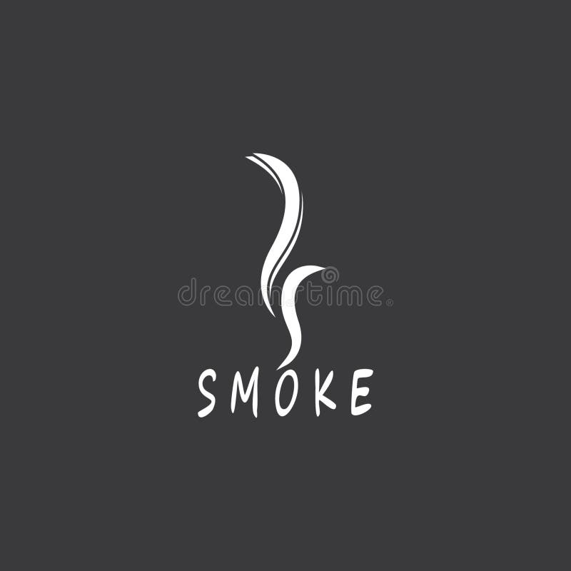 Smoke Steam Logo Vector Template Illustration Stock Illustration ...