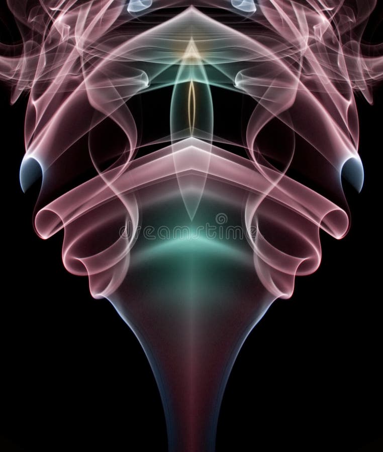 Smoke Swirls Made into an Abstract Design Stock Photo - Image of swirls ...