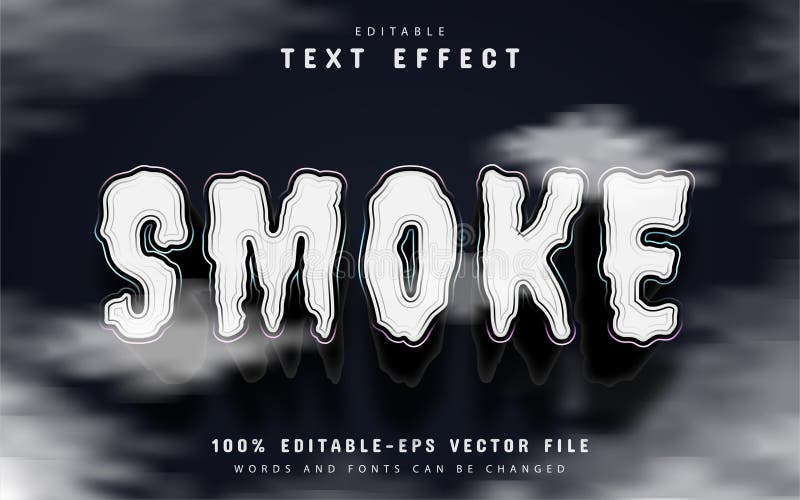 SMOKE Text on Green Rectangle Stamp Sign Stock Illustration ...