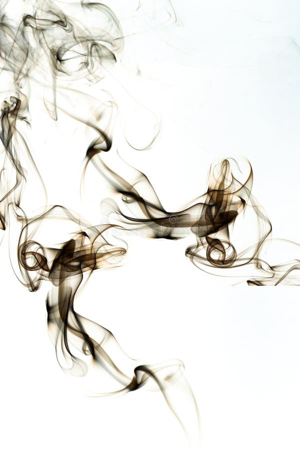 Smoke Toxic Movement on a White Background Stock Photo - Image of ...