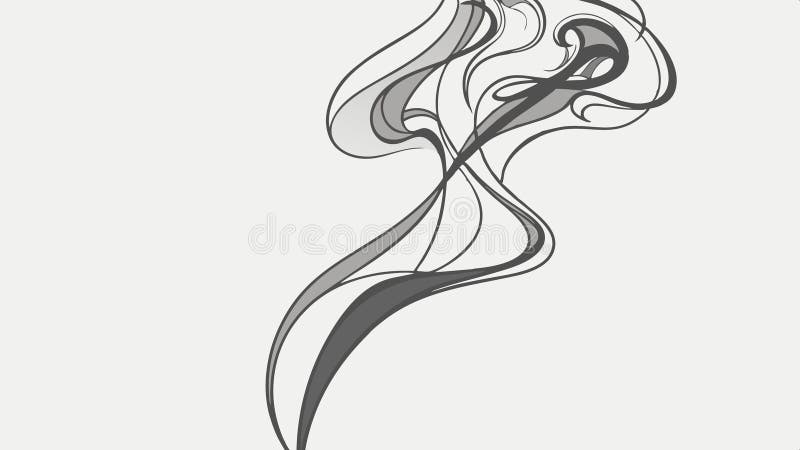 Smoke Trails Illustration, Abstract Vapor Vector Design Generative AI ...