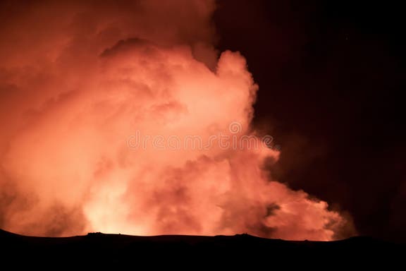 Smoke from Volcano stock photo. Image of disaster, steam - 13996610
