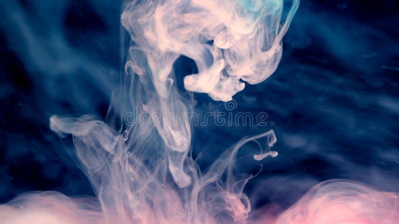 Smoke in Water Effect for Graphic Resources Stock Video - Video of ...