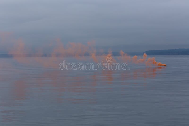 Smoke on the water stock image. Image of training, fire - 65049997