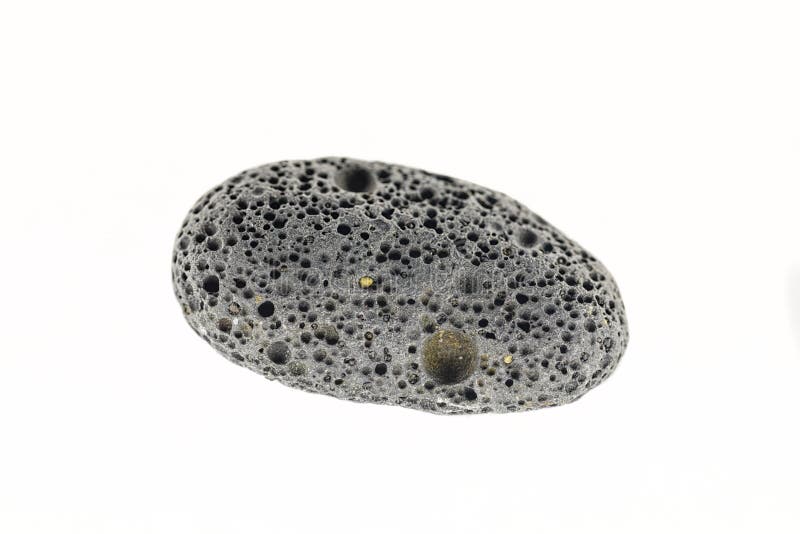 Smoke Whirling Around Small Meteorite Stone Stock Image - Image of ...