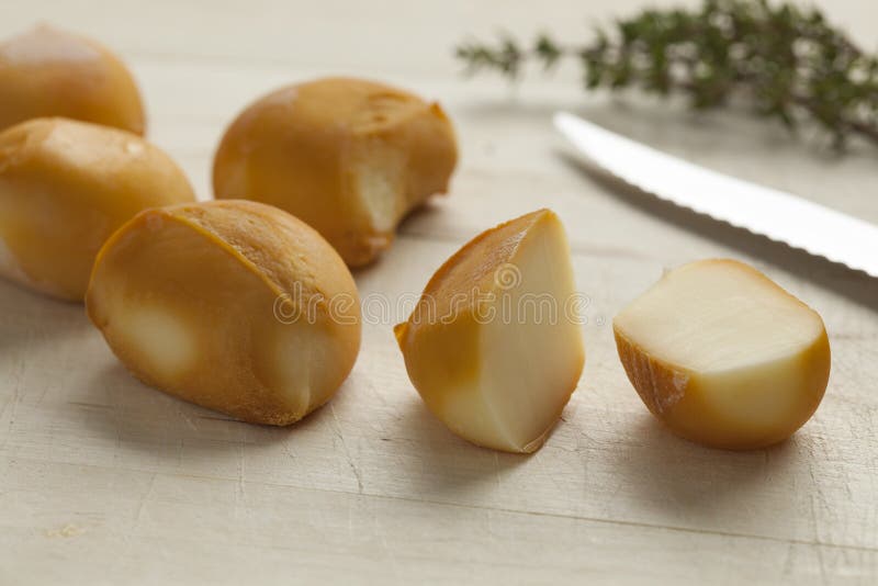 Smoked baby mozzarella stock image. Image of mozarella - 64564641