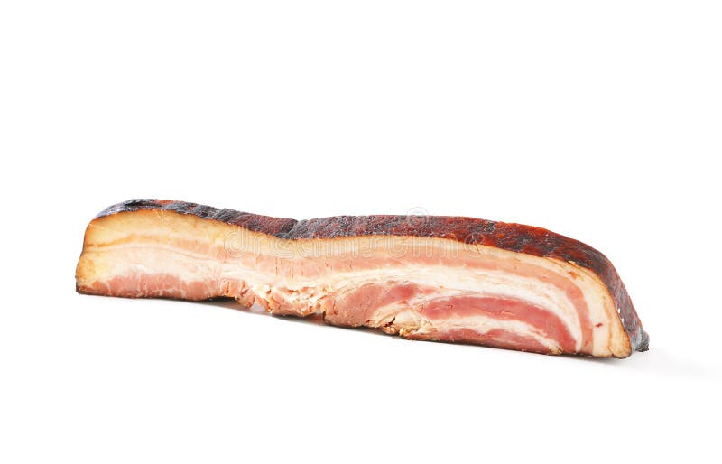 Smoked bacon stock image. Image of belly, meat, smoked - 92239791