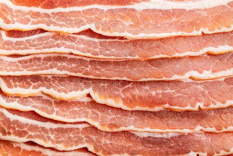 Smoked bacon strips stock image. Image of streaky, product - 167203499
