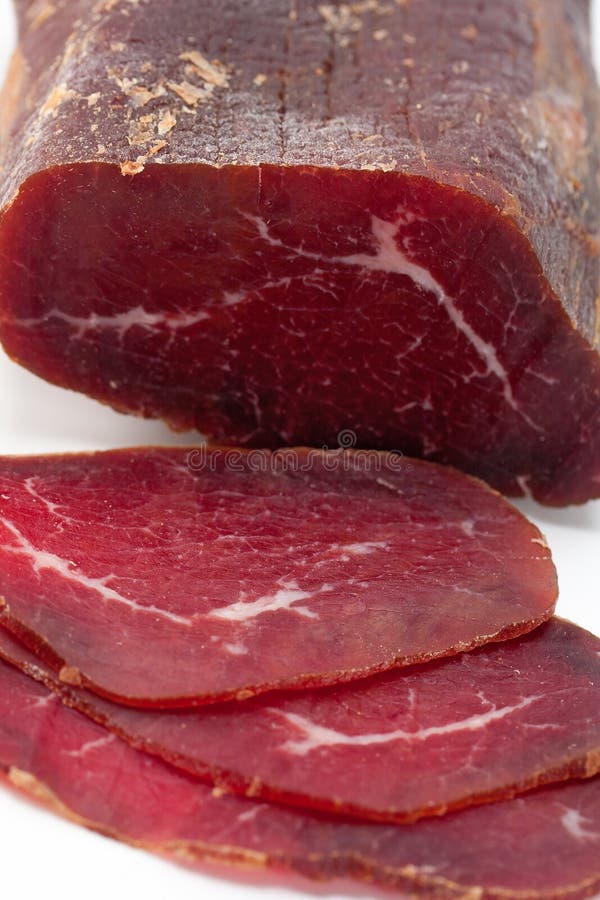 Smoked Dried Beef stock photo. Image of hard, fashioned - 23423752