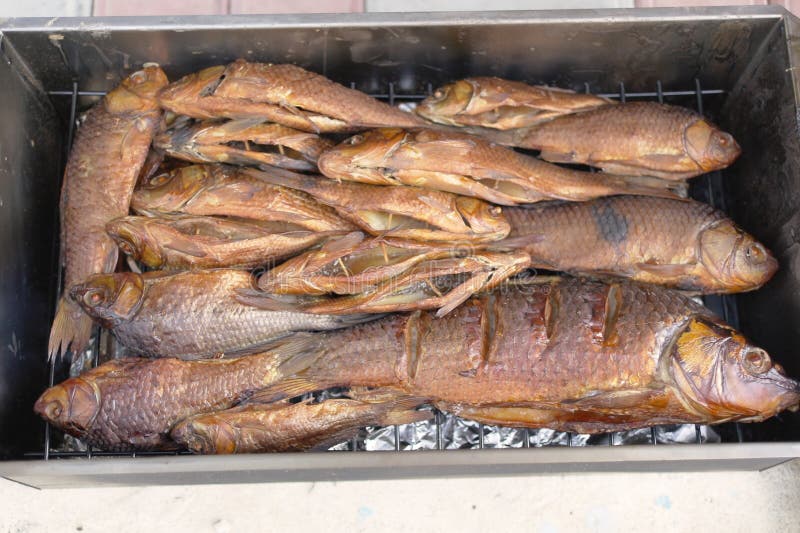 Smoked fish stock image. Image of golden, white, fishing - 70146395