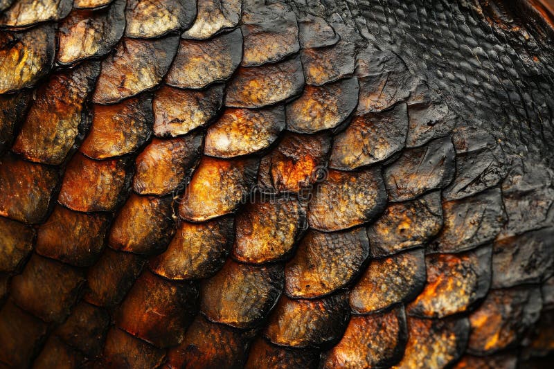 Smoked Fish with a Dark Brown and Golden Color. Generative AI Stock ...