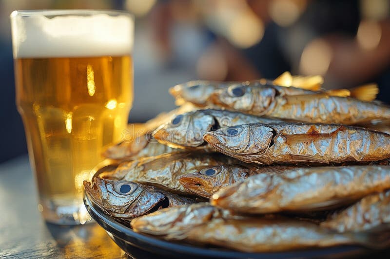 Smoked Fish and a Glass of Beer Create a Perfect Culinary Combination ...
