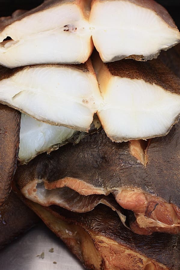 Smoked fish on the market stock photo. Image of diet - 234285708