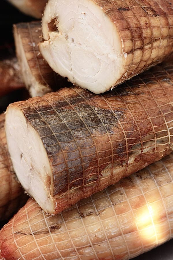 Smoked fish on the market stock photo. Image of diet - 234285708