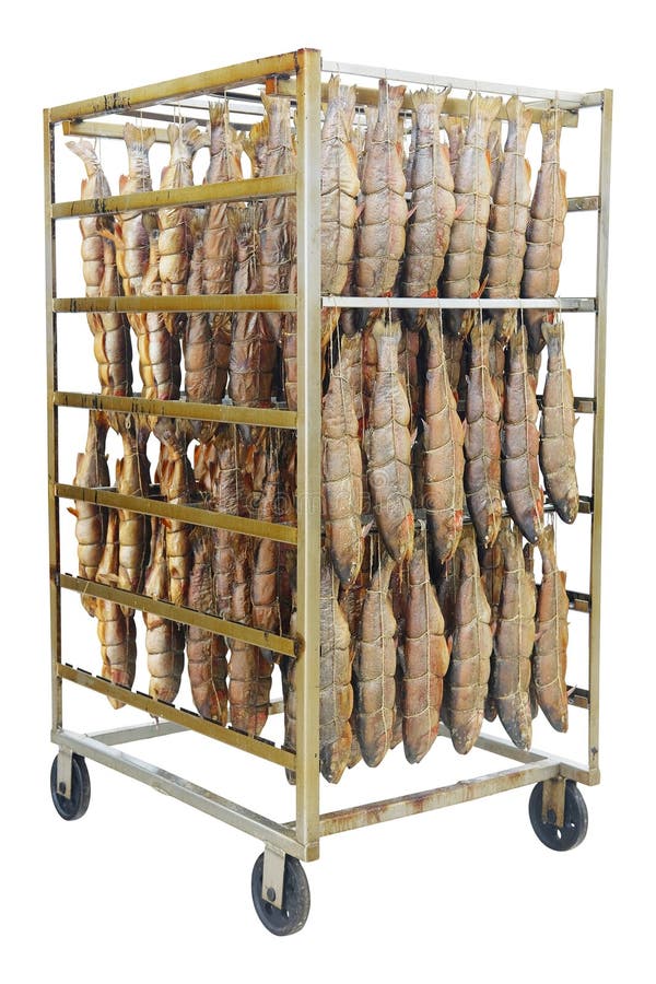 Smoked fish stock image. Image of mill, manufactory - 101627667