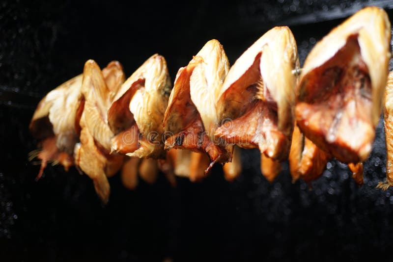 Smoked fish in smoker stock photo. Image of europe, delicatessen ...