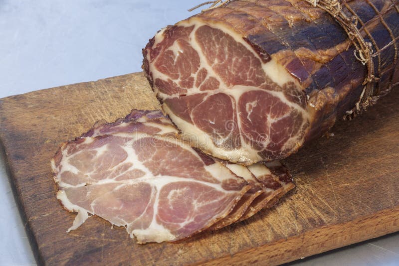 Smoked ham stock image. Image of healthy, refreshment - 49910567