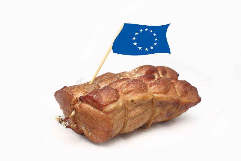 Smoked ham stock photo. Image of ingredients, embargo - 48653332