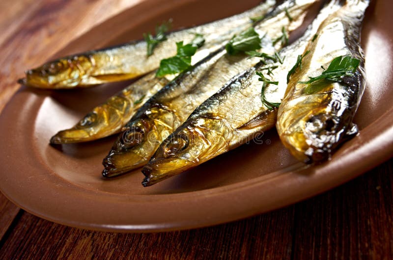 Smoked herring stock photo. Image of seafood, cook, scandinavia - 35802026