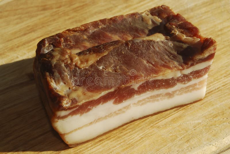 Smoked Italian bacon stock image. Image of health, italian - 21160089