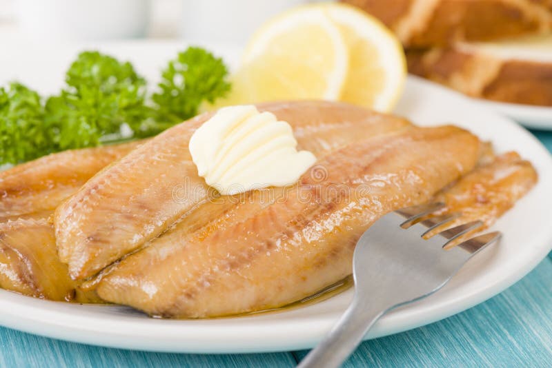 Breakfast Kippers stock photo. Image of filleted, food - 9830438