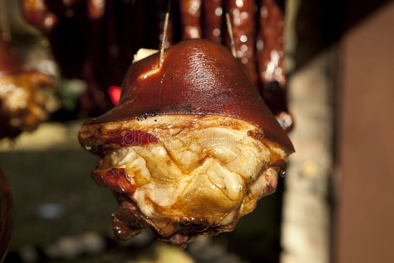 Smoked meat stock image. Image of meat, string, pork - 34846257