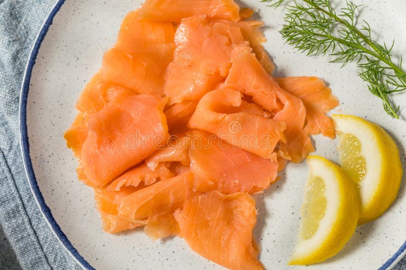 Smoked Norwegian Salmon Lox Stock Photo - Image of fillet, fish: 323771302