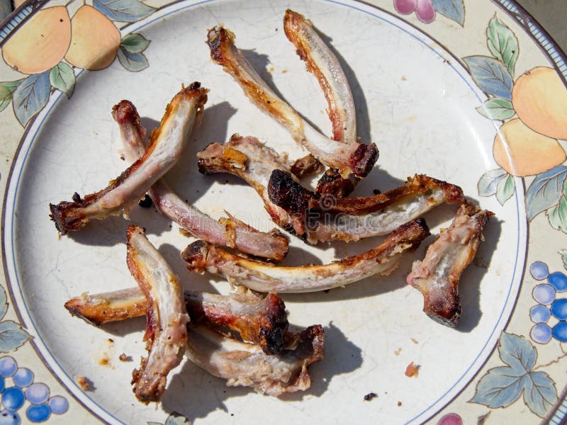 Smoked pork side ribs stock image. Image of gourmet - 320681315