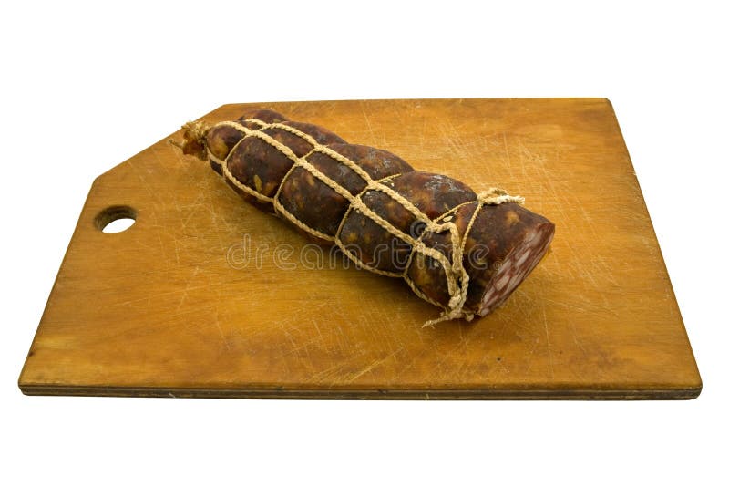 Rotten salami meat stock photo. Image of brown, mould - 16907996