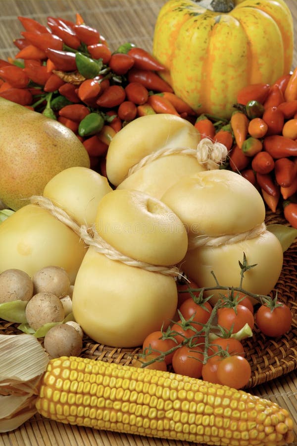 Smoked Scamorza Italia Cheese Stock Image - Image of meal, smoked: 4945223