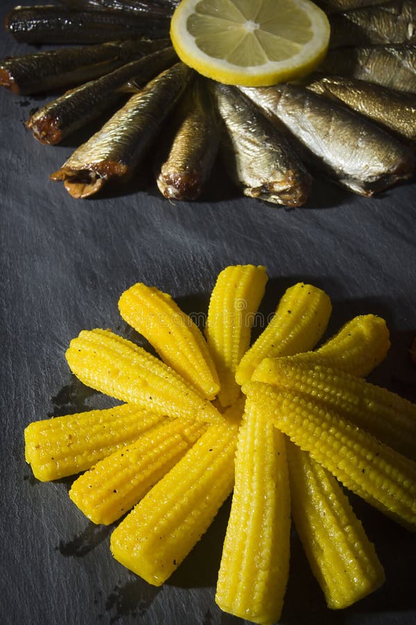 Smoked small fish stock photo. Image of cooking, cobs - 176201970