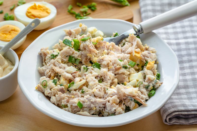 Smoked Whitefish Paste with Mayonnaise Stock Image - Image of board ...