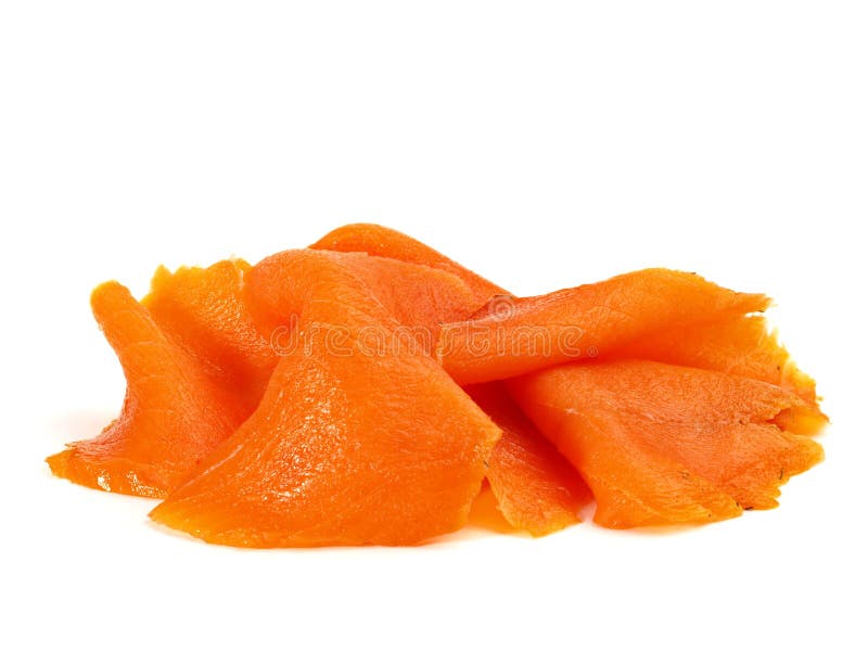 Smoked Wild Salmon - Fish Slices Stock Image - Image of dill ...