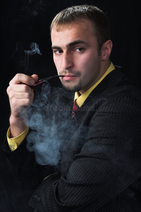 Pipe Smoker Picture. Image: 6013045