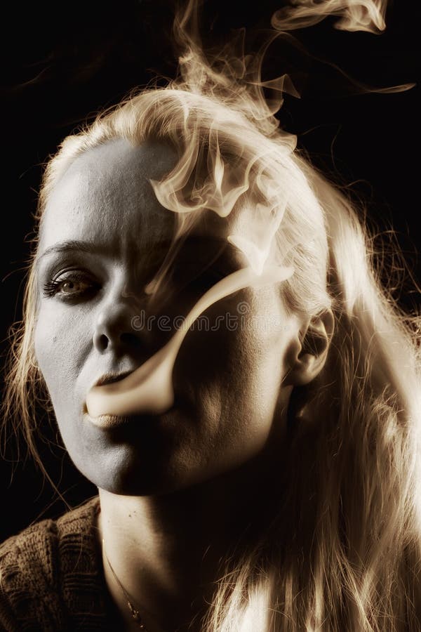 Smoker stock photo. Image of adult, head, health, face - 7520096