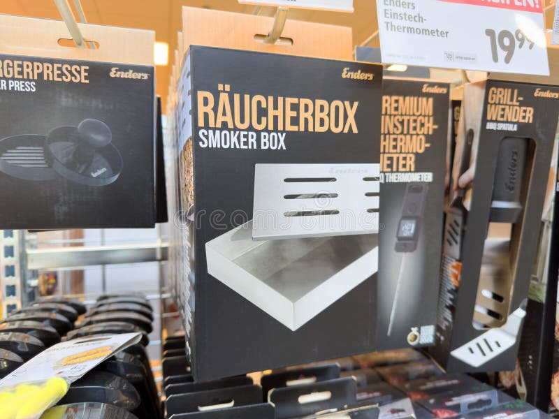 Smoker Box and Premium Grill Accessories Display in Store Aisle ...