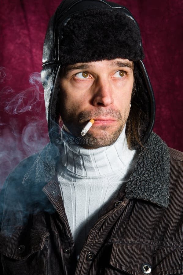 Smoker stock image. Image of funny, business, busby, businessman - 32417823