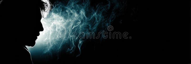 Smoker Silhouette Dissolving Stock Photos - Free & Royalty-Free Stock ...