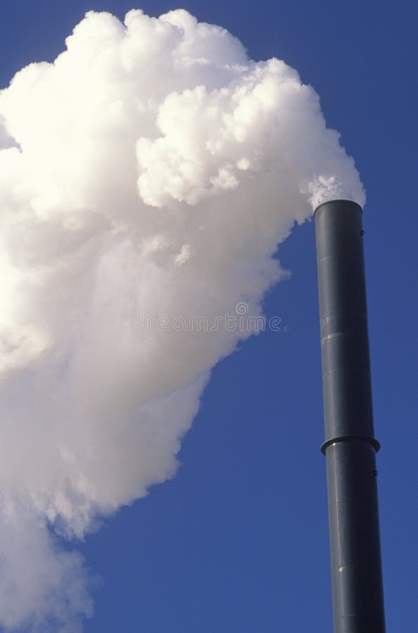 Smoke Coming Out of Smokestack Stock Photo - Image of facility ...