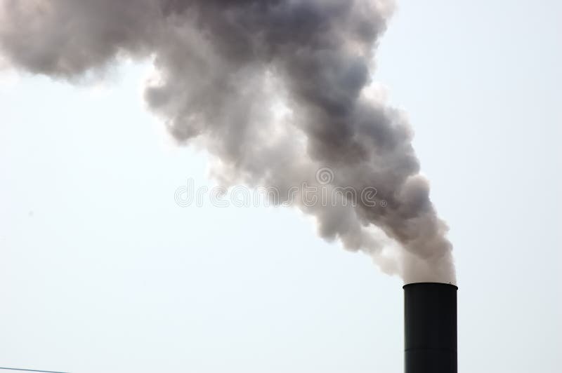 Smokestack stock image. Image of smoke, dirty, grey, industry - 4011397