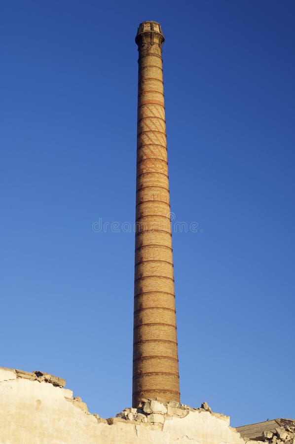Smokestack stock image. Image of building, brick, outdoors - 53511837