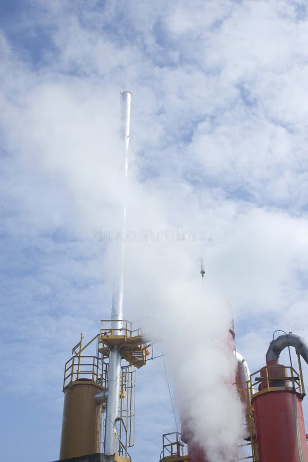 Smokestack on a Factory stock photo. Image of energy - 21080628
