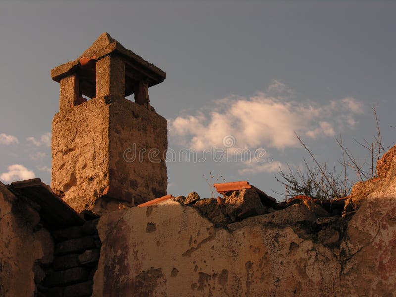Smokestack of a house stock photo. Image of sweep, chimney - 124598454