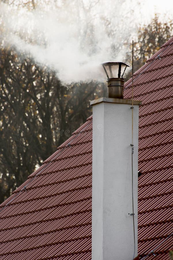Smokestack stock image. Image of dwelling, heat, fire - 36518969