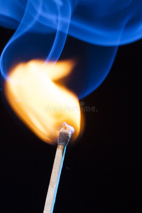 Smokey Blue Match stock photo. Image of match, trailing - 79871424