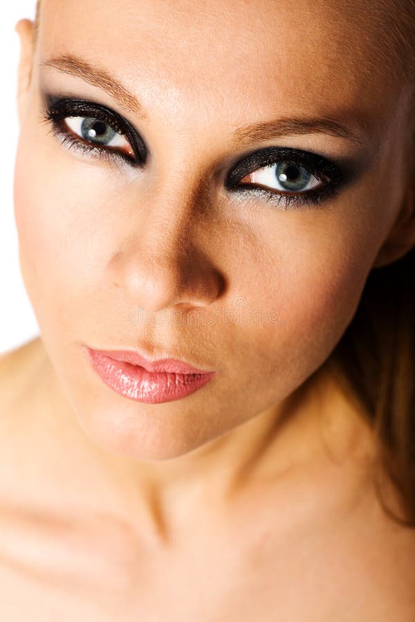 Smokey eyes stock photo. Image of cute, eyeshadow, caucasian - 16506166